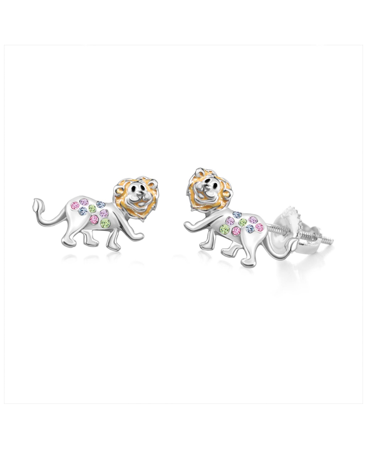 Click here for Chanteur Kids Lion Hypoallergenic Earrings for Gir... prices