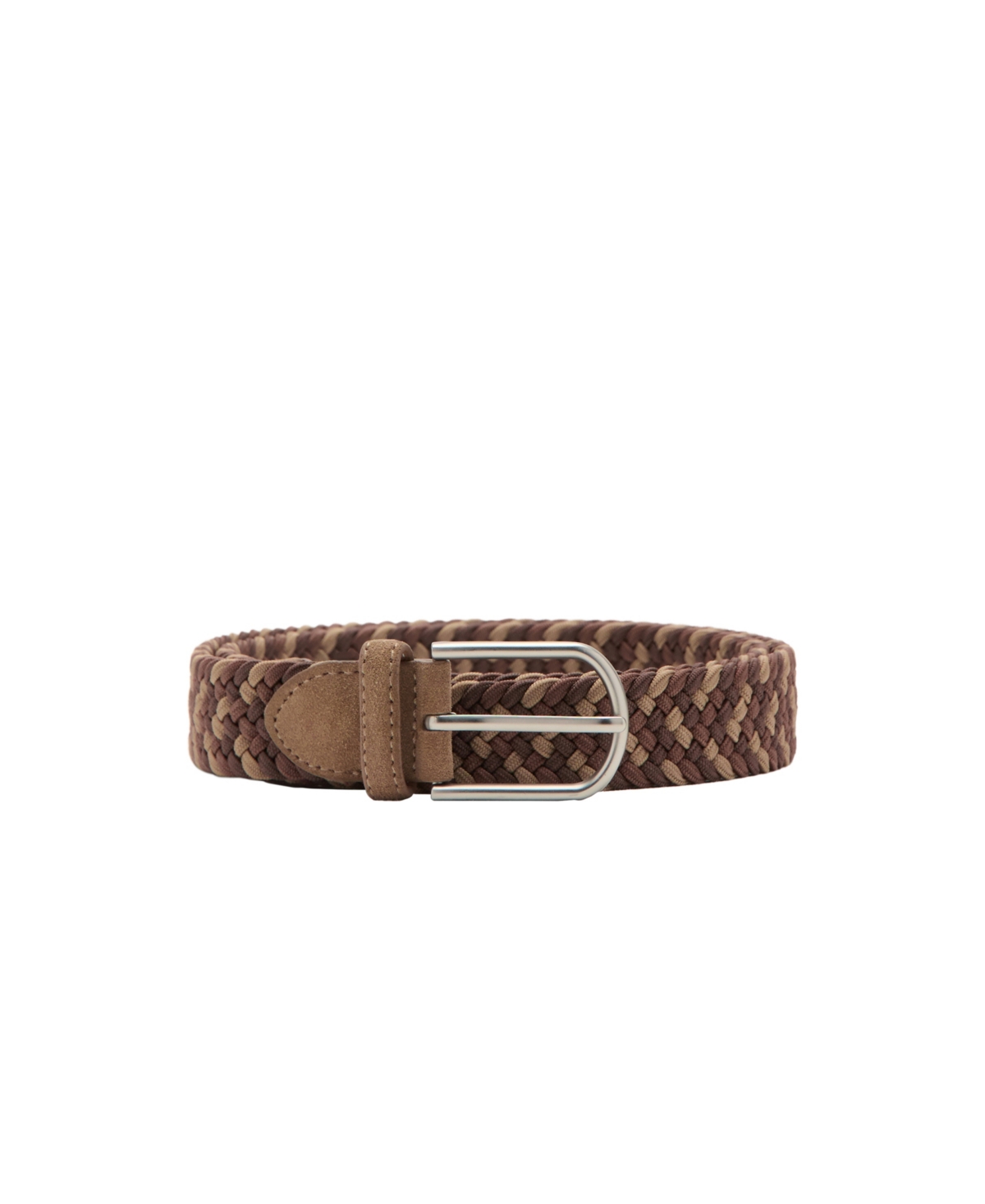 Click here for Mango Mens Braided Elastic Coloured Belt - Medium... prices