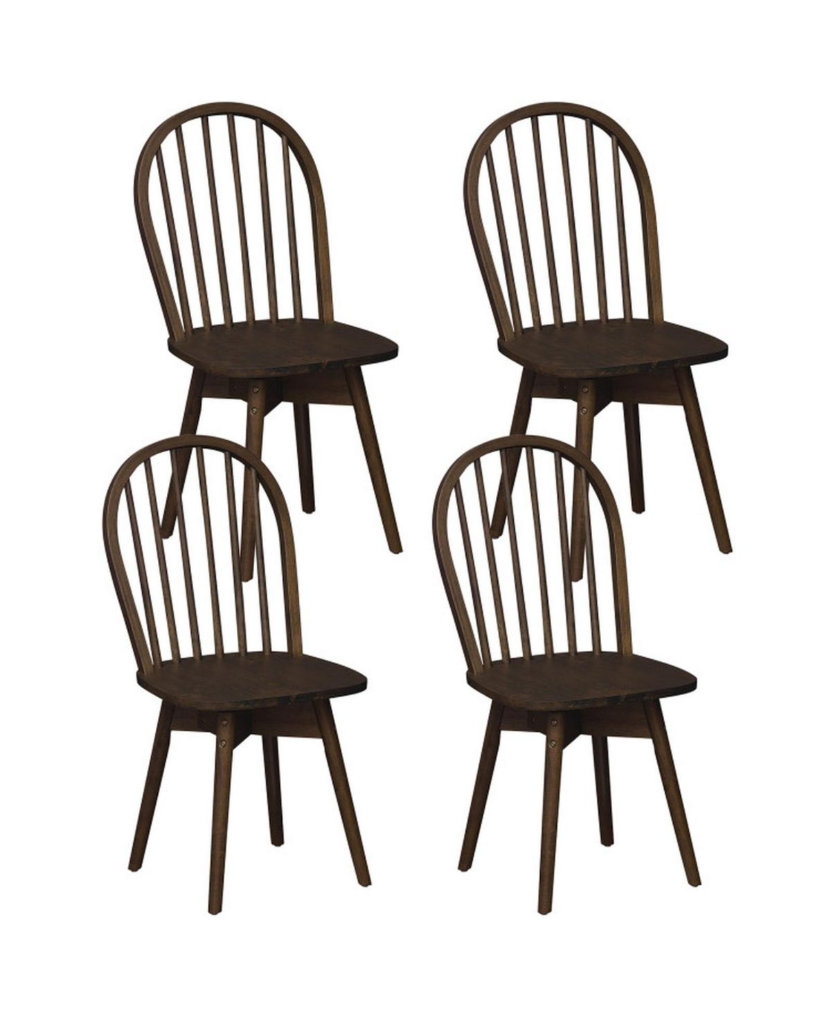 Click here for Sugift Swivel Windsor Dining Chairs Set of 4 with... prices