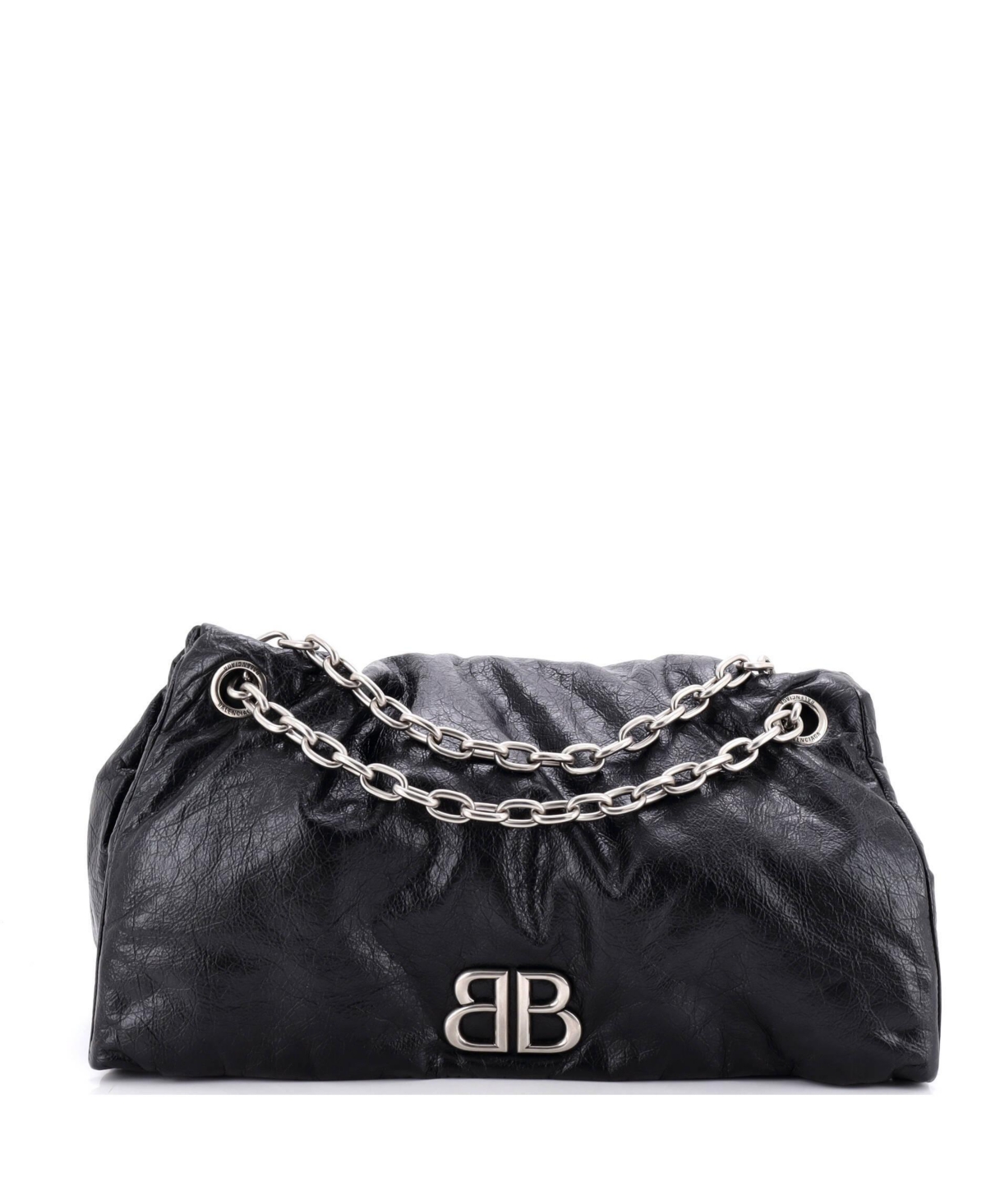 Click here for Pre-Owned Balenciaga Large Monaco Chain Flap Shoul... prices