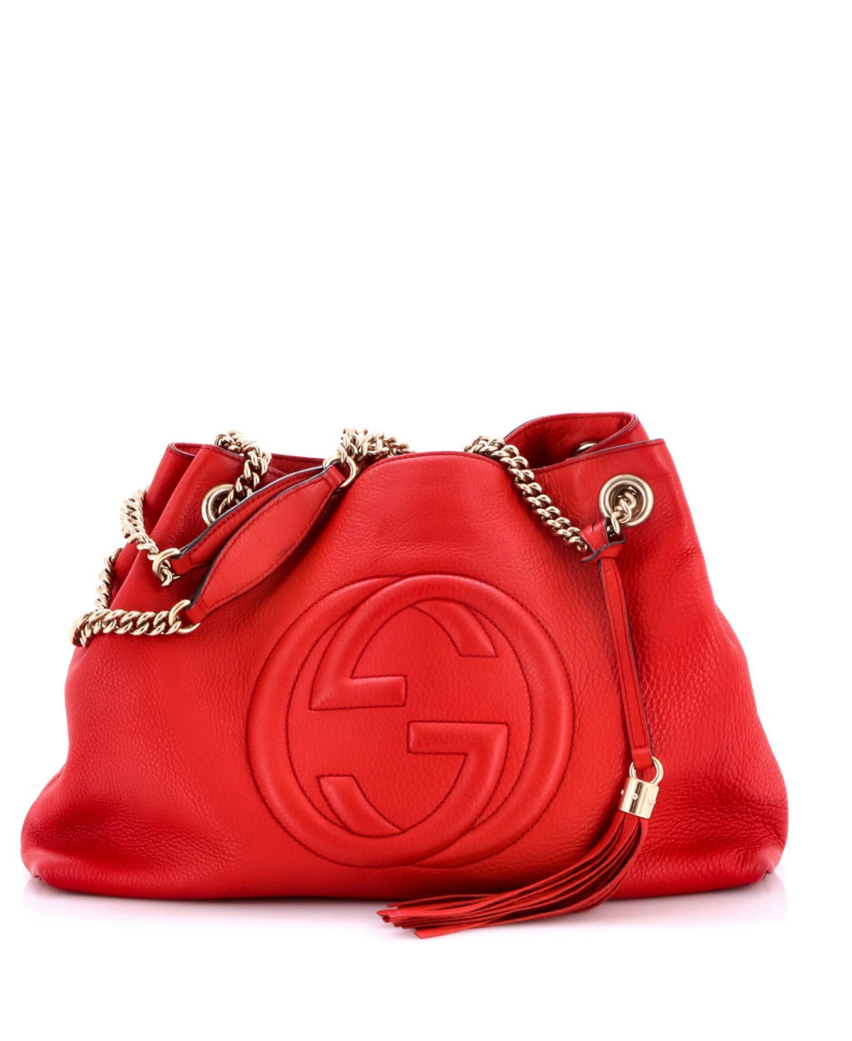 Click here for Pre-Owned Gucci Medium Soho Chain Strap Shoulder B... prices