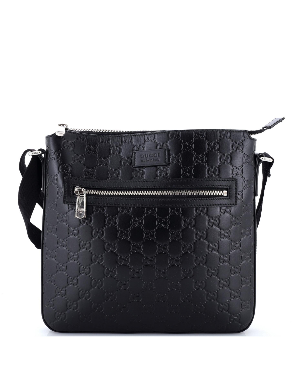 Click here for Pre-Owned Gucci Medium Signature Zip Messenger Bag... prices