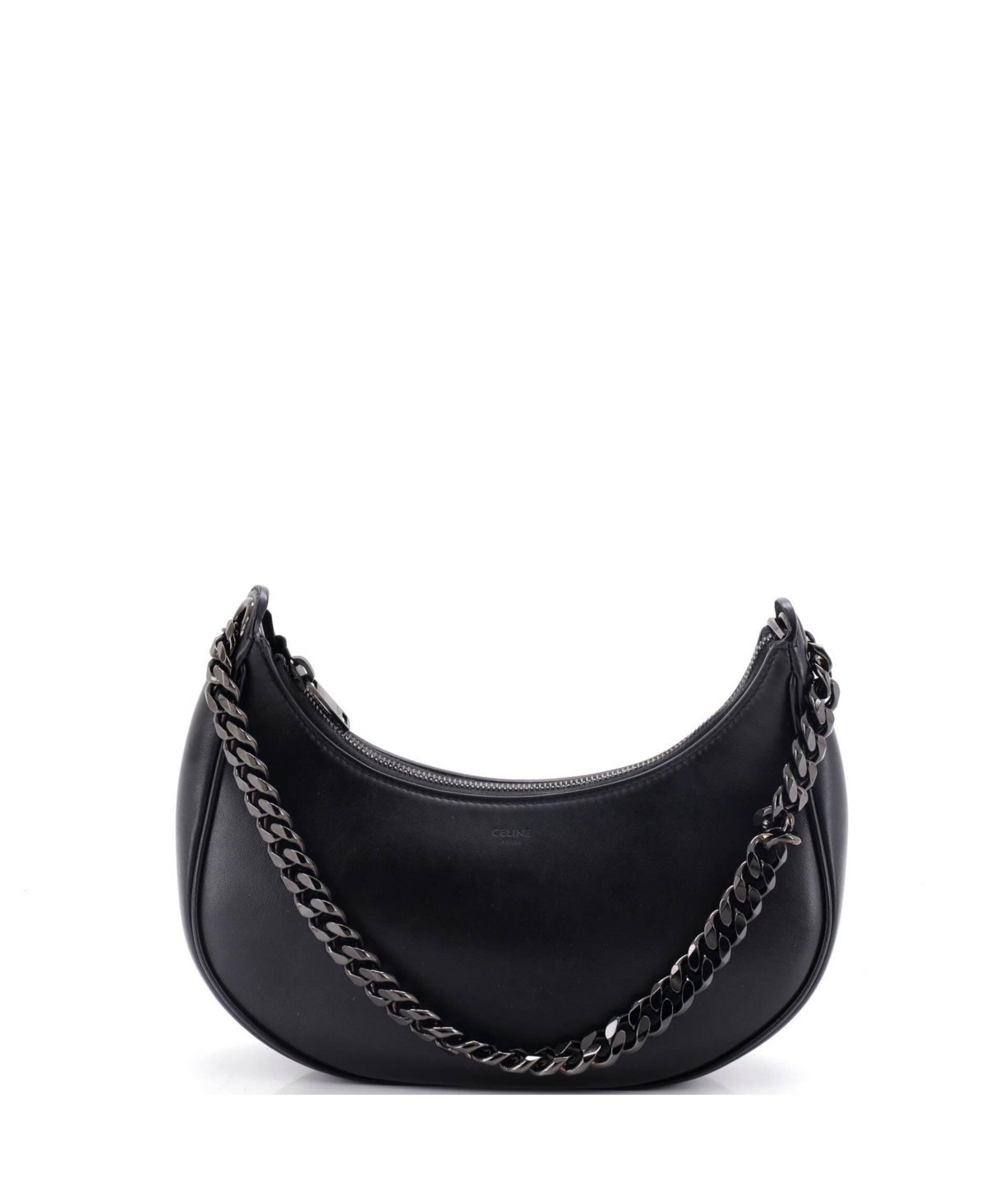 Click here for Pre-Owned Celine Medium Ava Chain Bag Leather - Bl... prices