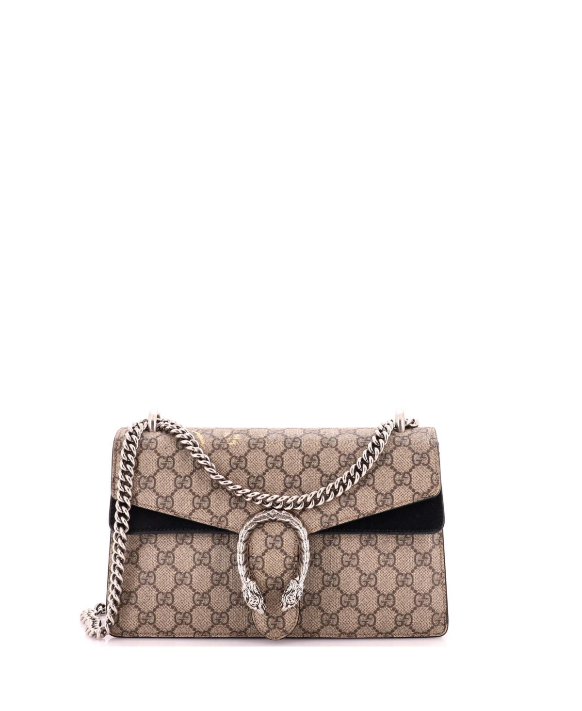 Click here for Pre-Owned Gucci Small Dionysus Bag Gg Coated Canva... prices