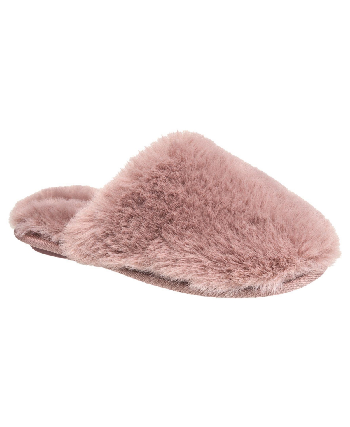 Click here for Nine West Womens Faux Fur Closed Scuff Slipper - M... prices