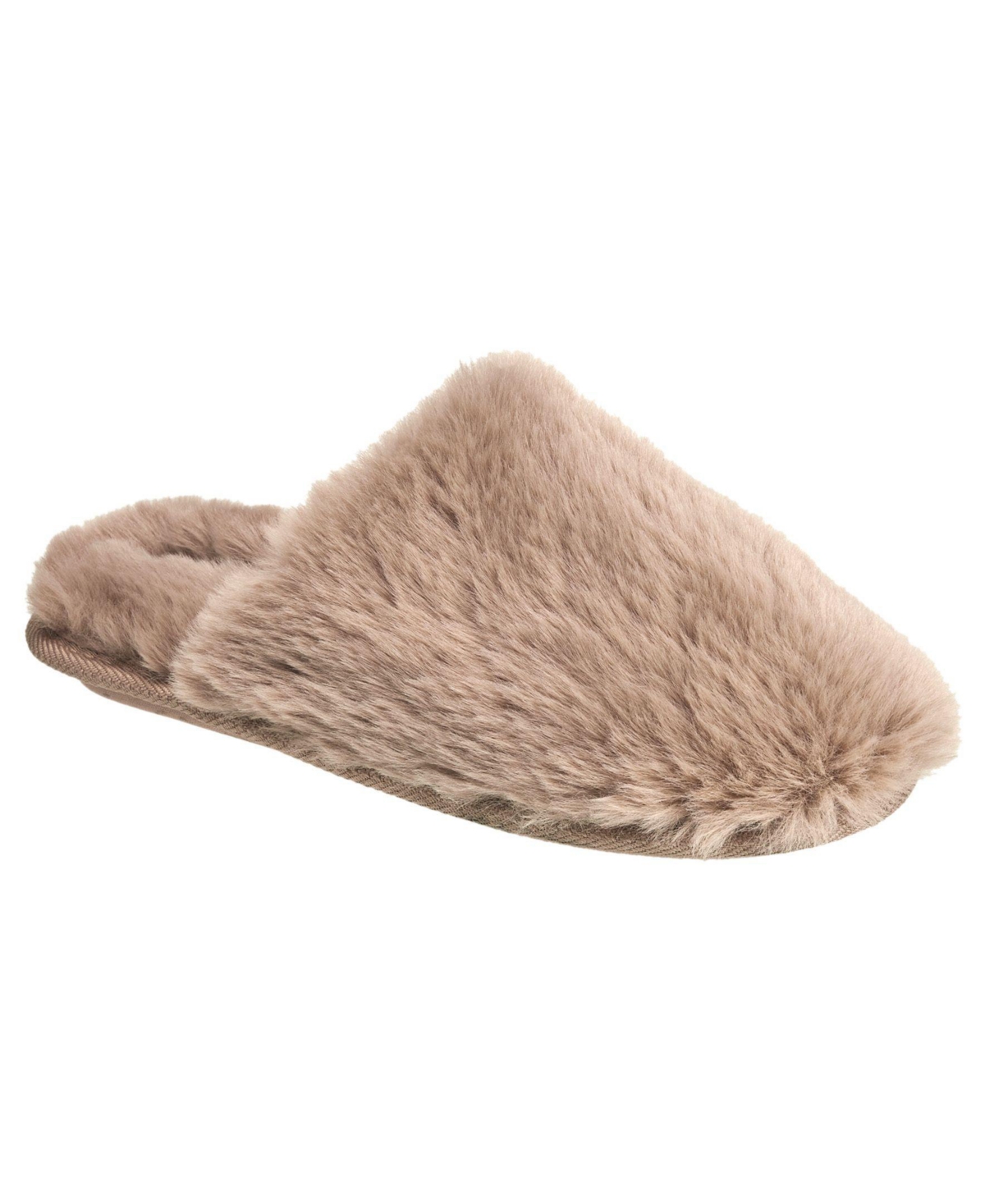 Click here for Nine West Womens Faux Fur Closed Scuff Slipper - T... prices
