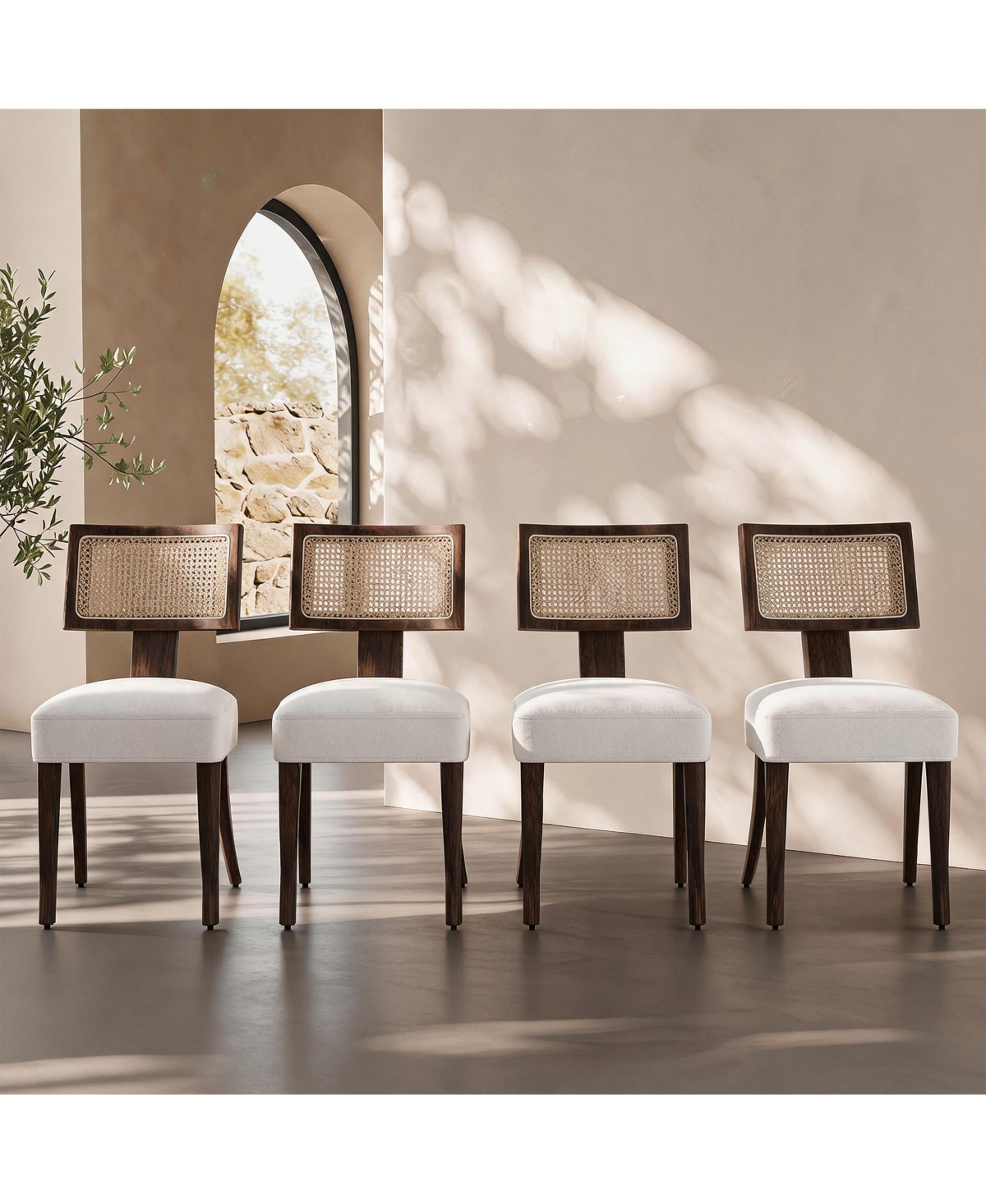 Click here for homfan Dining Chairs Set of 4 Mid Century Upholste... prices