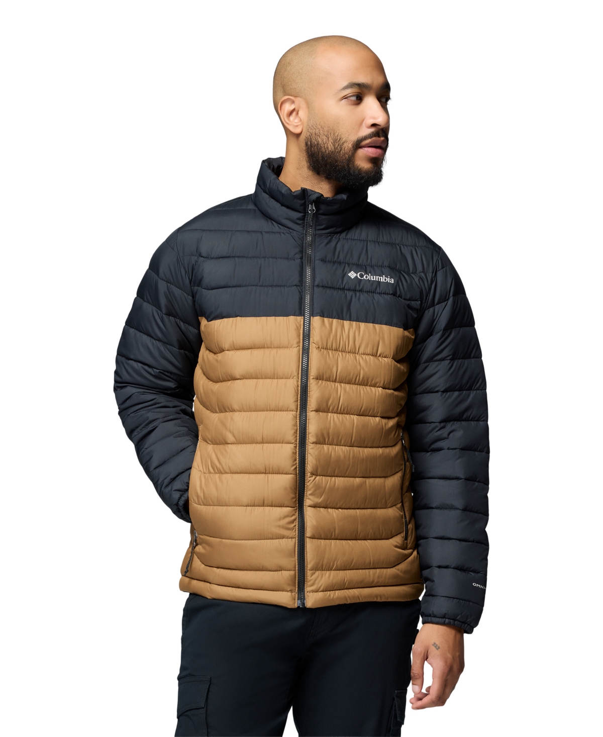 Columbia Mens Powder Lite Ii Puffer Jacket - Delta/Black