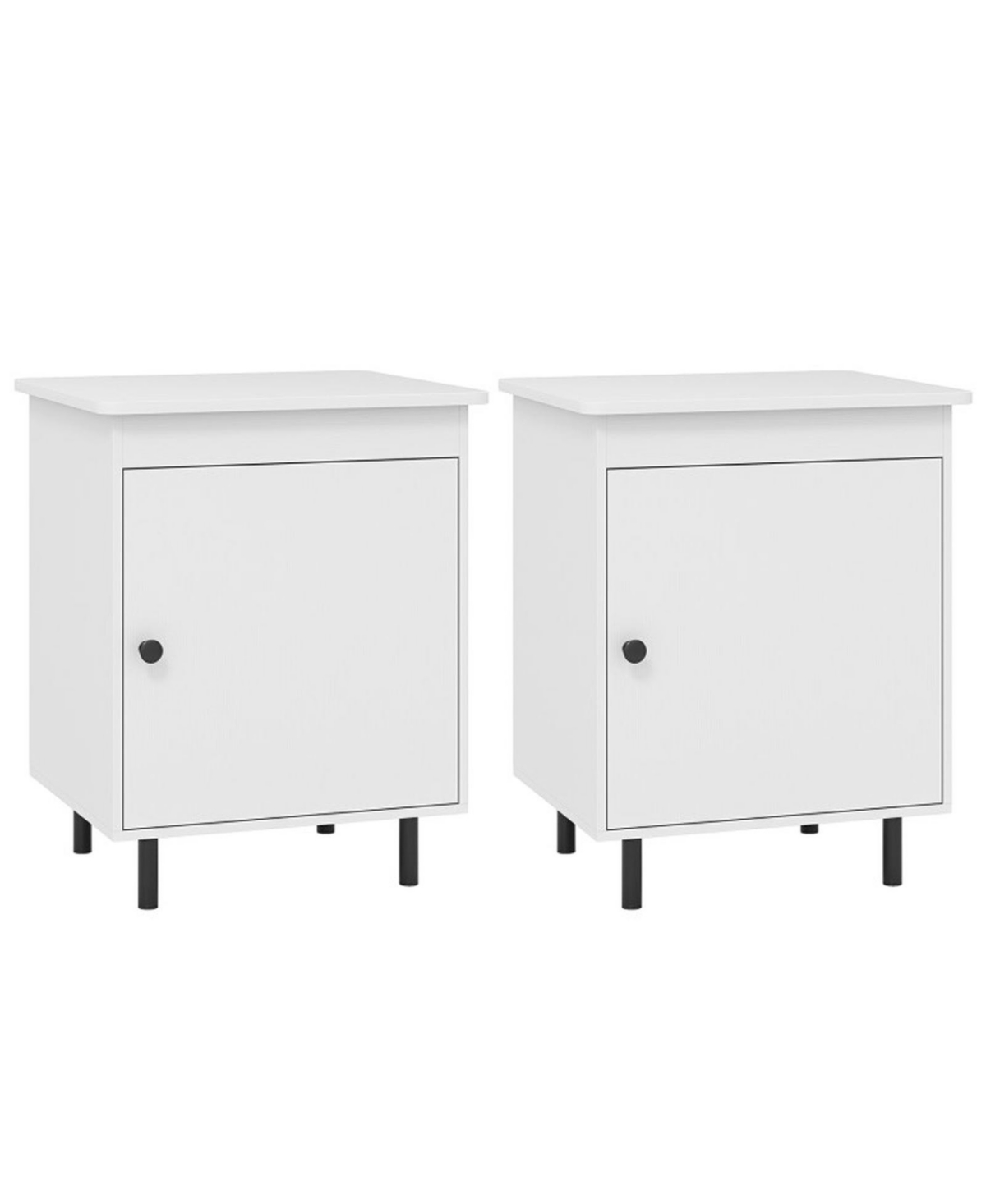 Click here for Sugift Mid-Century Nightstand Set of 2 with Open T... prices