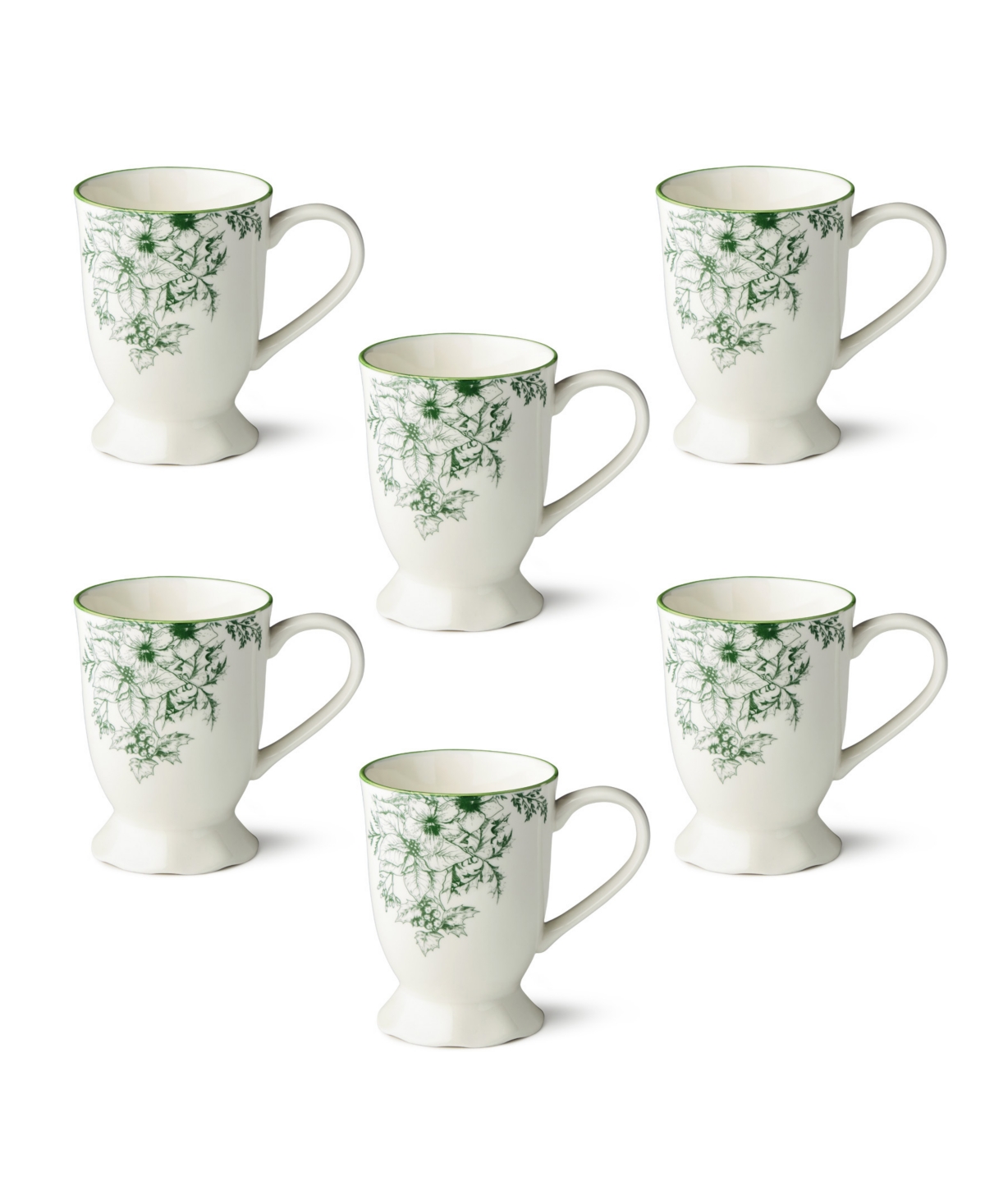 Click here for Certified International Winter Evergreen Mugs  Set... prices