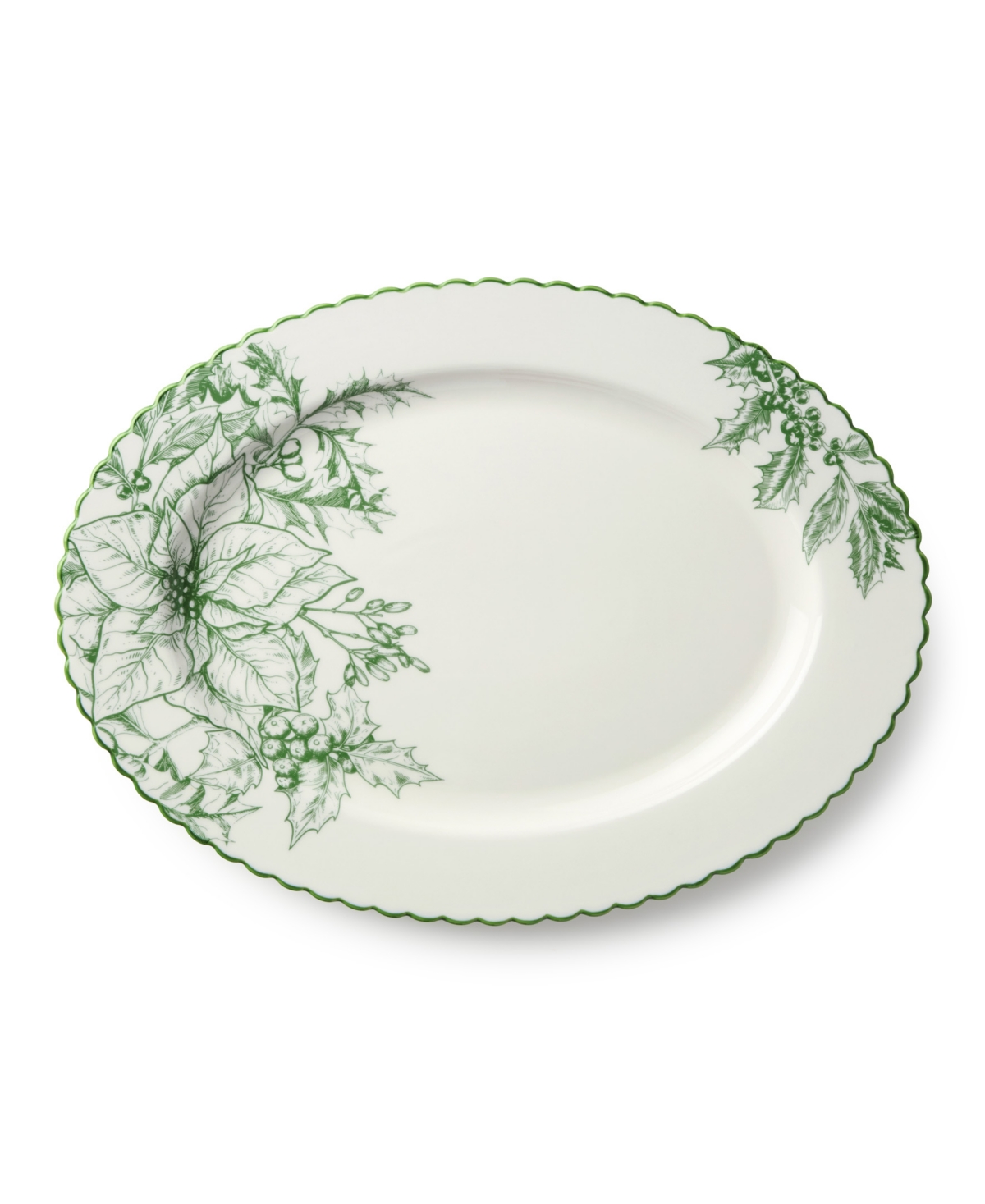 Click here for Certified International Winter Evergreen Oval Plat... prices