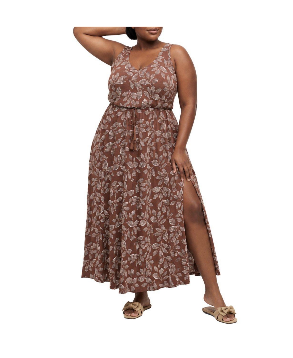 Click here for Torrid Plus Size Belle Isle Cinched-Waist Maxi Sun... prices