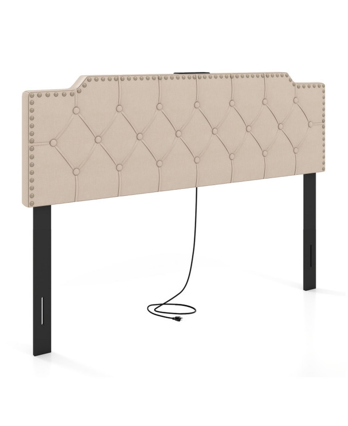 Click here for Sugift Rivet Tufted Upholstered Headboard for Full... prices