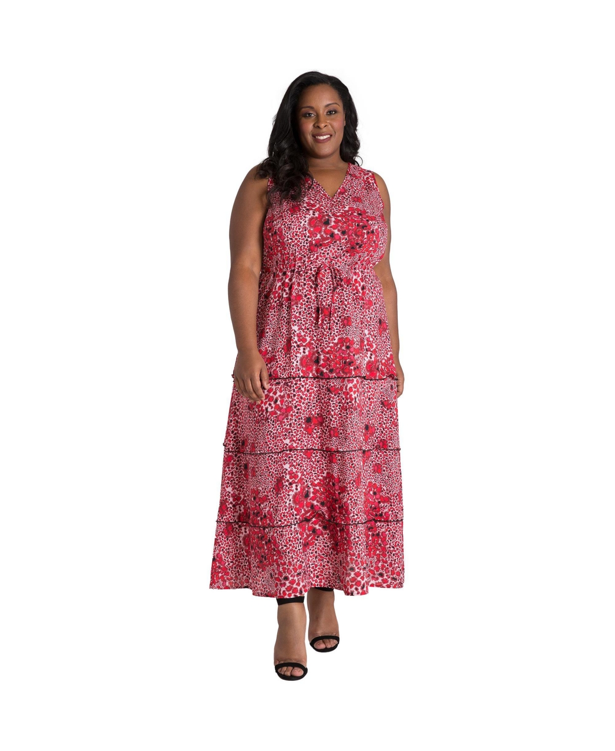 Click here for Poetic Justice Plus Size Curvy Sleeveless Leopard... prices