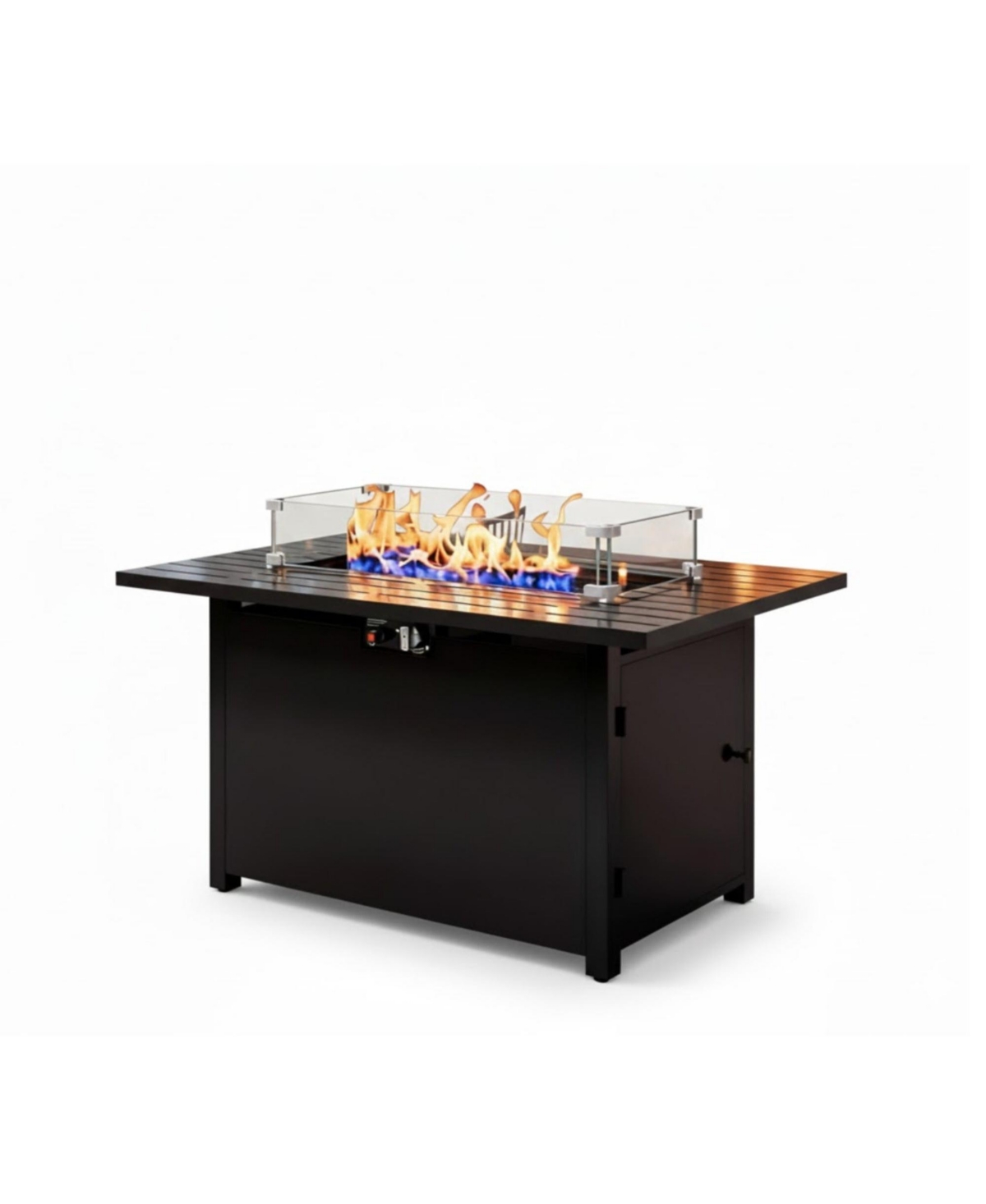 Click here for Mondawe Propane Fire Pit Table  50000 Btu with Gla... prices