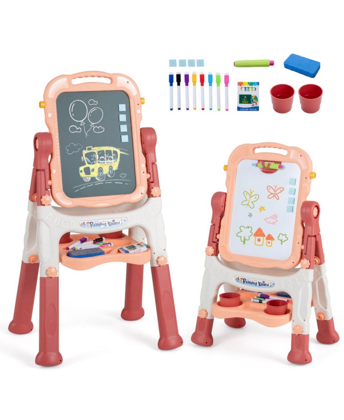 Click here for Hongge 4-in-1 Swivel Kids Art Easel  Adjustable He... prices
