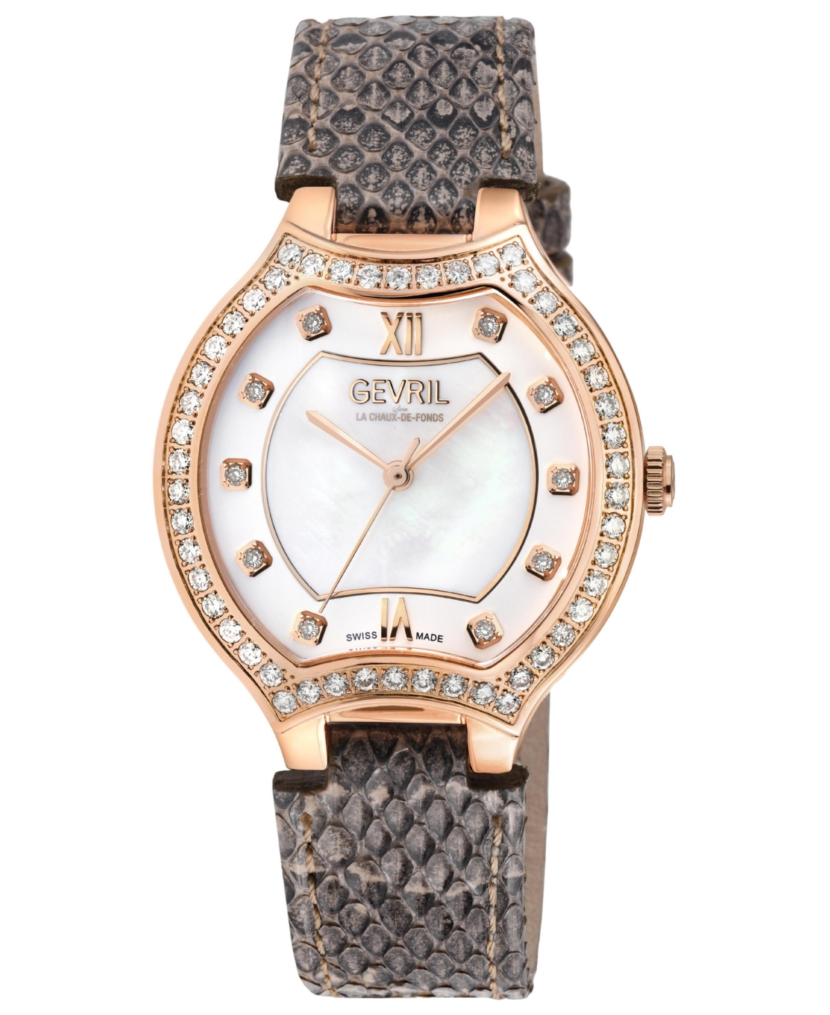 Click here for Gevril Womens Lugano Swiss Quartz Diamond Hand mad... prices