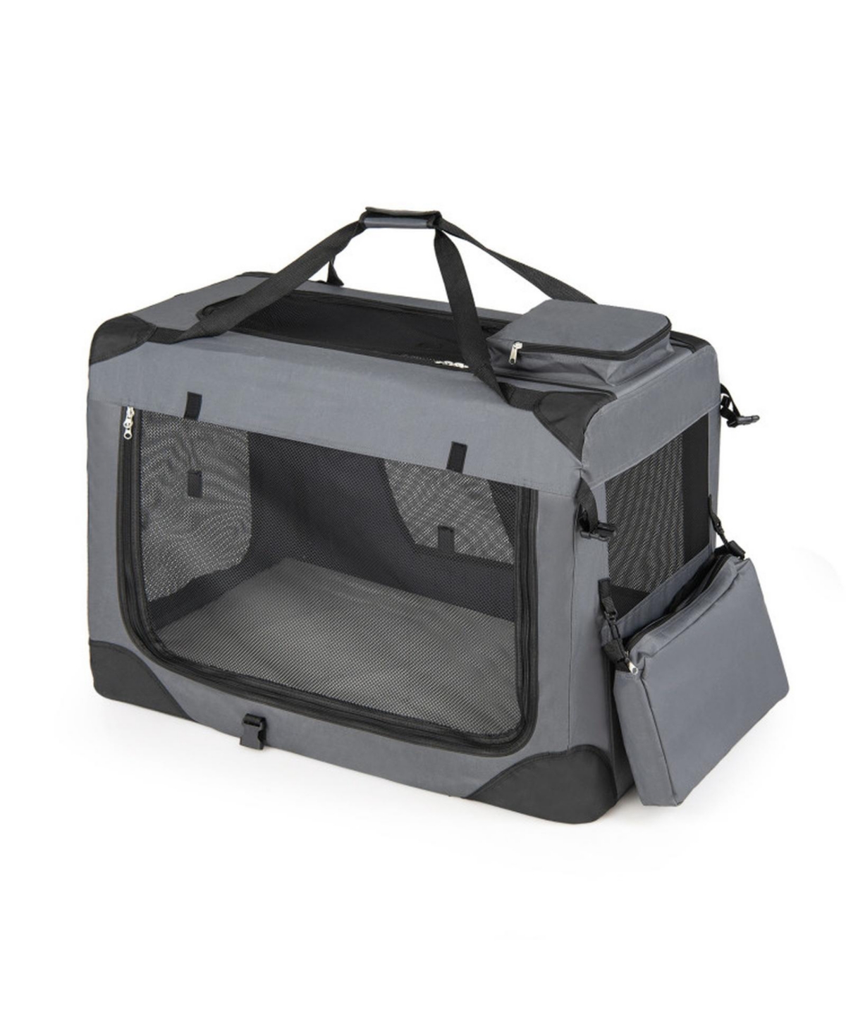 Click here for Hongge Collapsible Soft-Sided Travel Dog Crate wit... prices