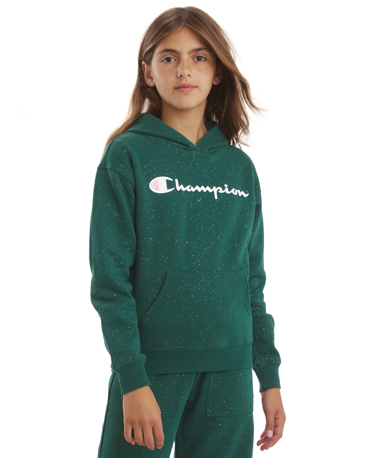 Click here for Champion Girls 4-16 Embellished Logo Hooded Sweats... prices