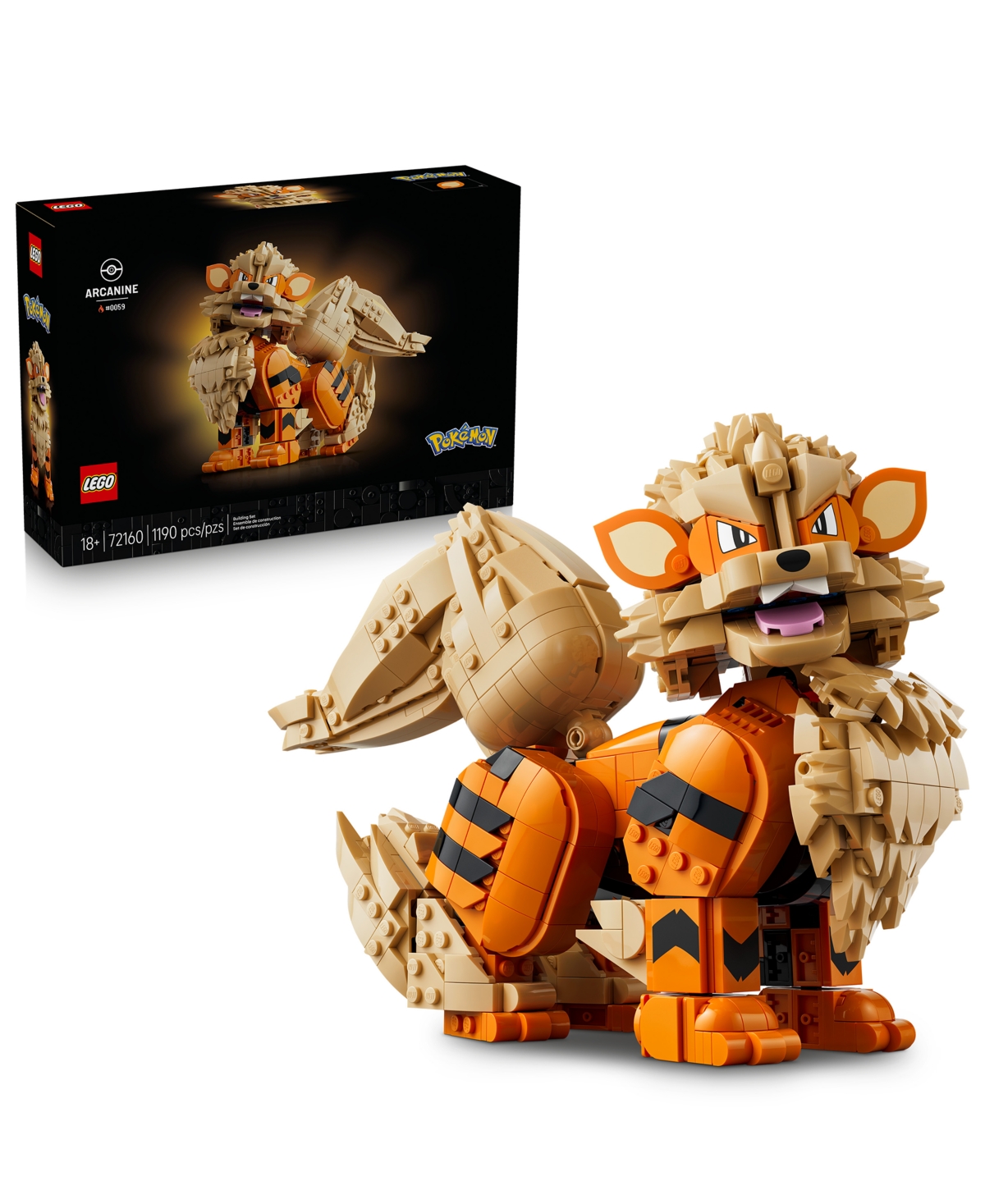 Click here for Lego Pokemon Arcanine Building Set 72160  1190 Pie... prices