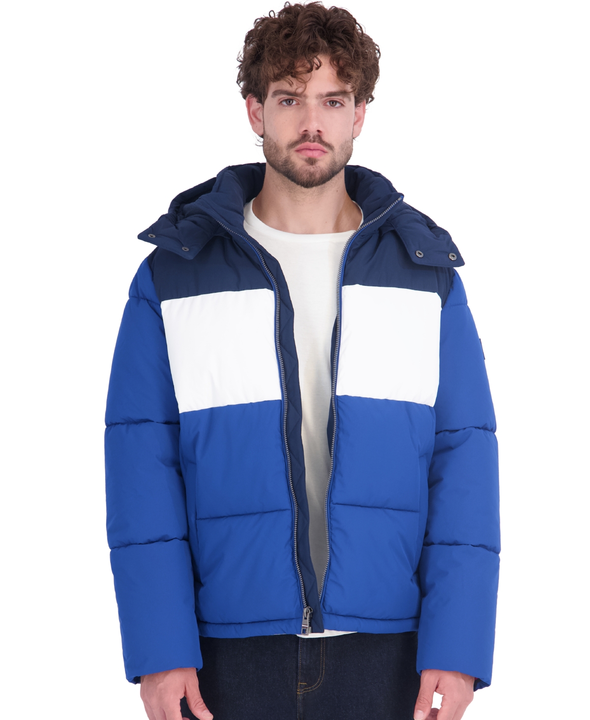 Click here for Tommy Hilfiger Mens Oversize Puffer Jacket - Navy... prices