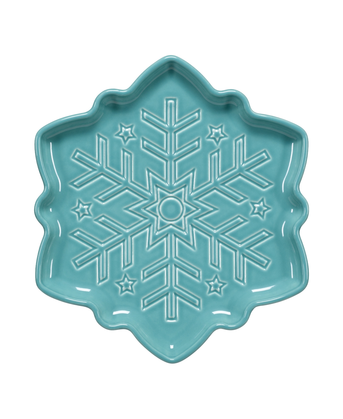 Click here for Fiesta Turquoise Snowflake 8 Shaped Plate  Exclusi... prices