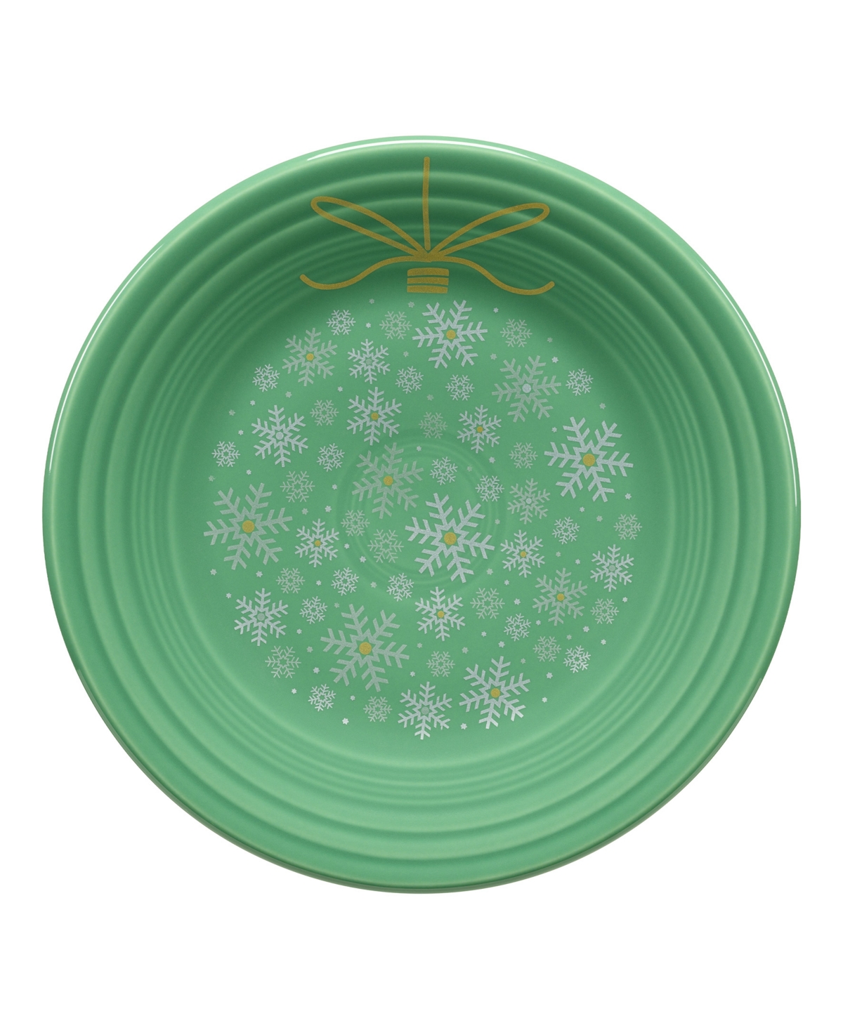 Click here for Fiesta Meadow Snowflakes Luncheon 9 Ornament Plate... prices