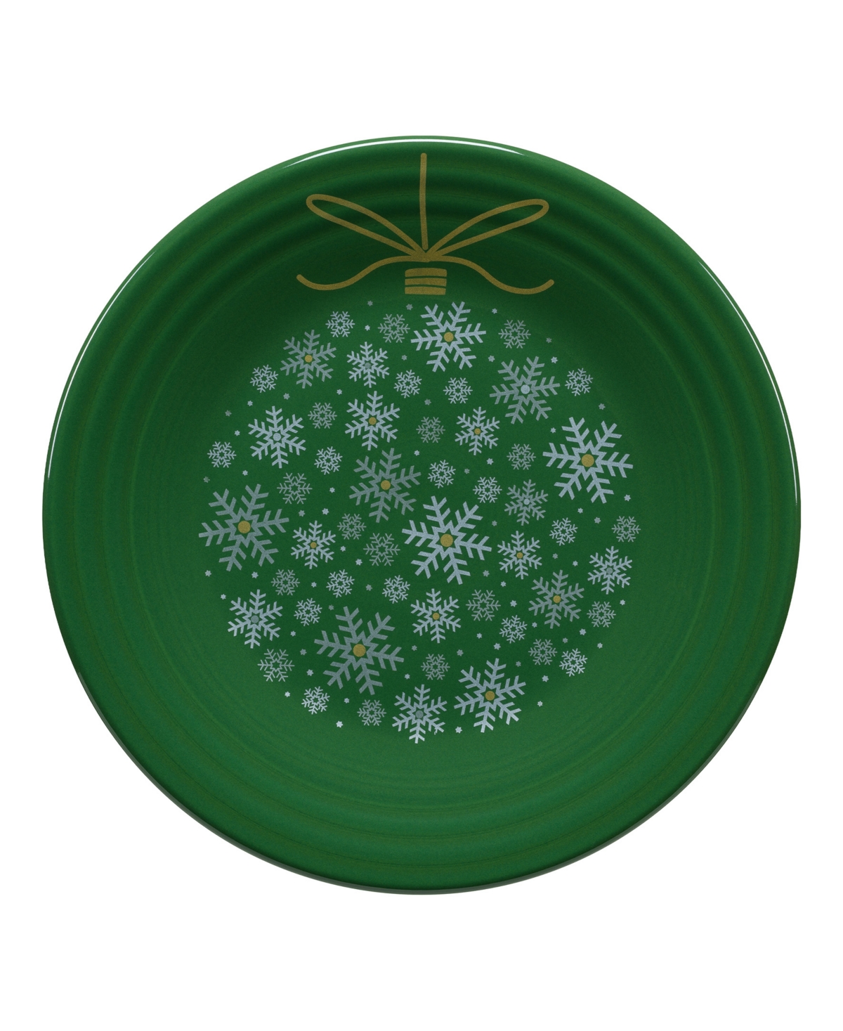 Click here for Fiesta Jade Snowflakes Luncheon 9 Ornament Plate... prices