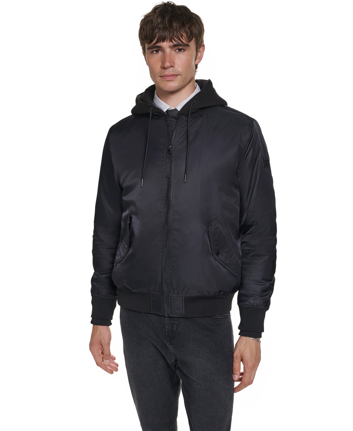 Click here for Karl Lagerfeld Paris Mens Embroidered Signature Ho... prices