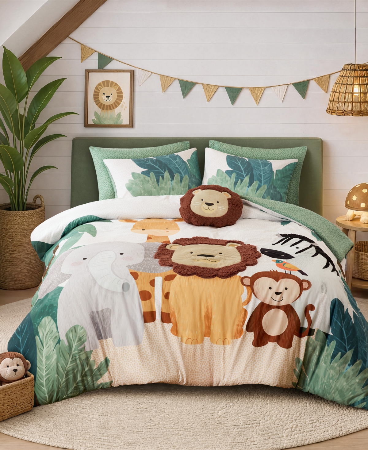 Click here for Intelligent Design Wild Safari Soft Microfiber 6-P... prices