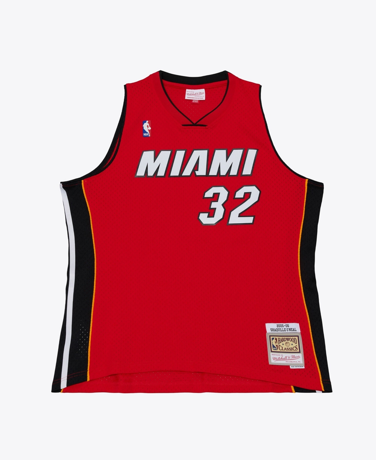 Click here for Mitchell Ness Mens Shaquille ONeal Red Miami Heat... prices