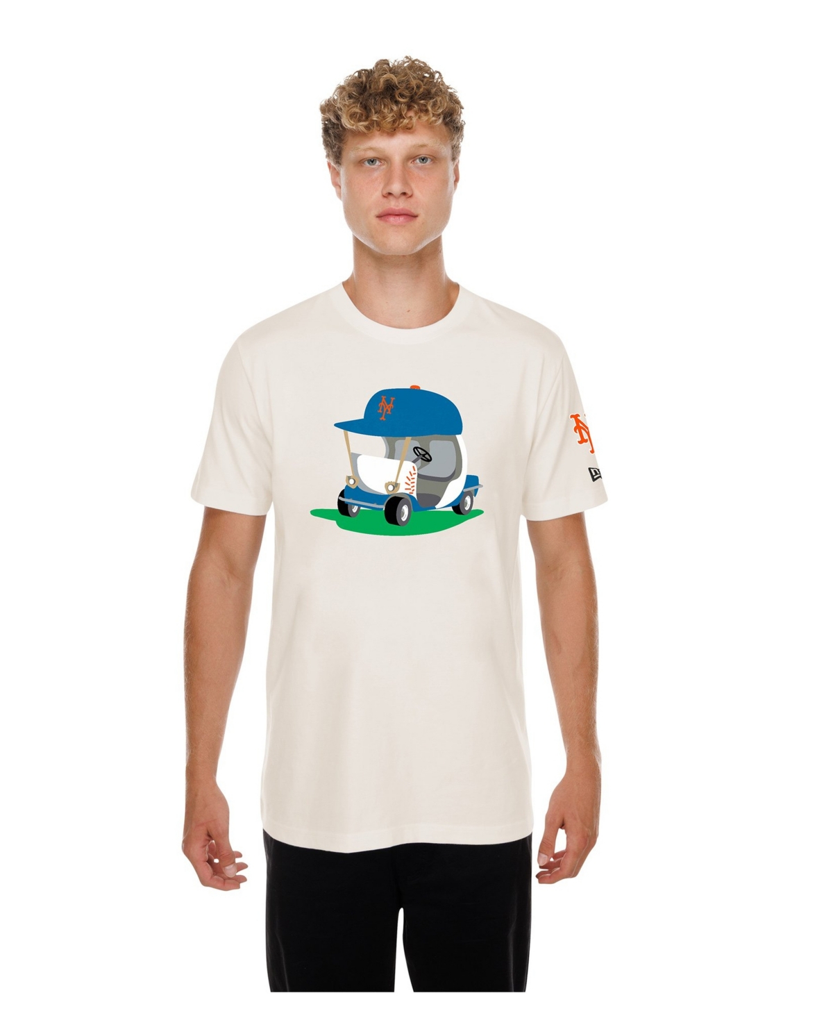 Click here for New Era Mens Natural New York Mets Golf Mascot T-S... prices