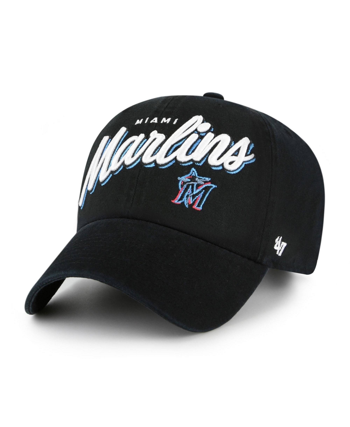 Click here for 47 Brand Womens Black Miami Marlins Ariana Clean U... prices