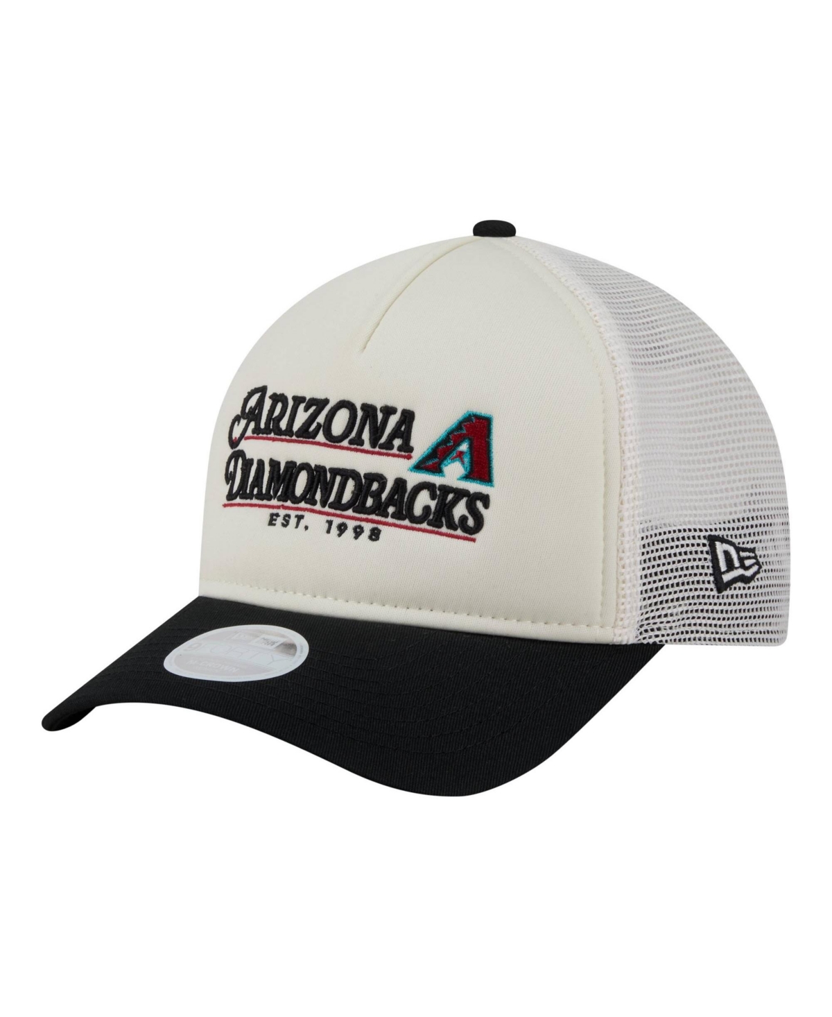 Click here for New Era Womens Light Beige/Black Arizona Diamondba... prices