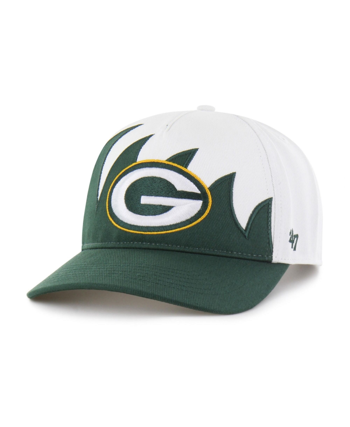 Click here for 47 Brand Mens White Green Bay Packers Jagged Hitch... prices