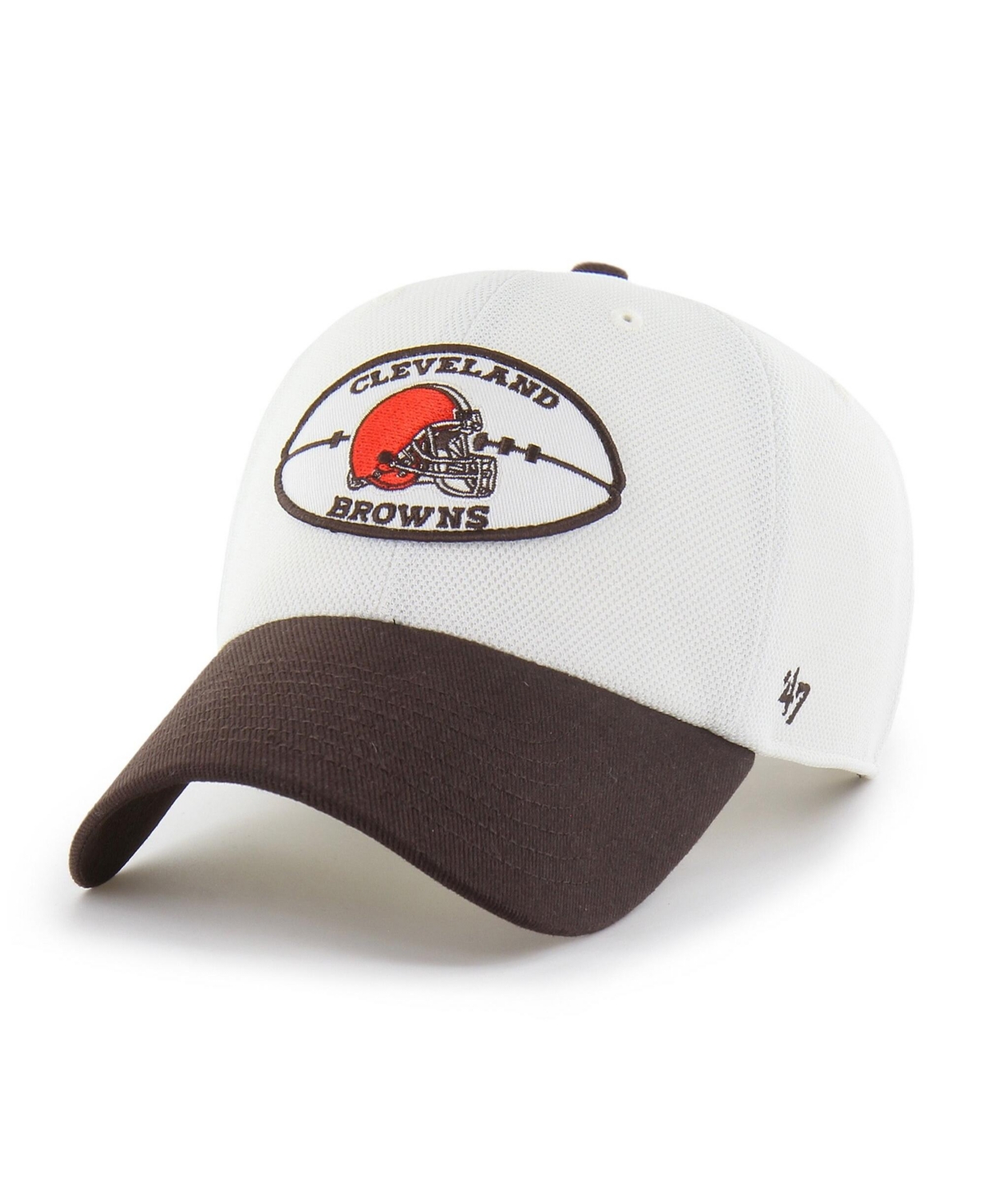 Click here for 47 Brand Mens Cream/Brown Cleveland Browns Pique P... prices