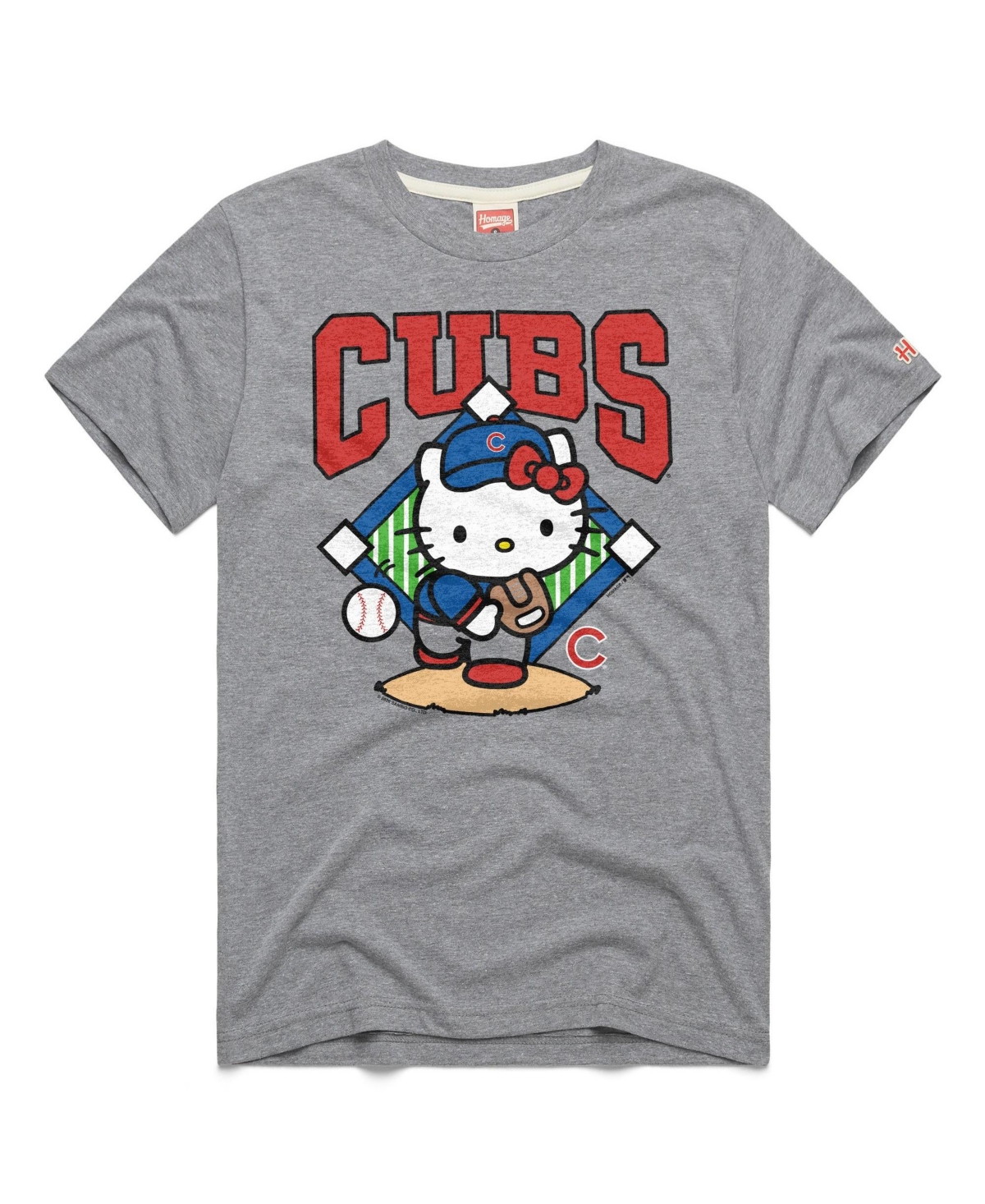 Click here for Homage Mens and Womens Gray Chicago Cubs Hello Kit... prices