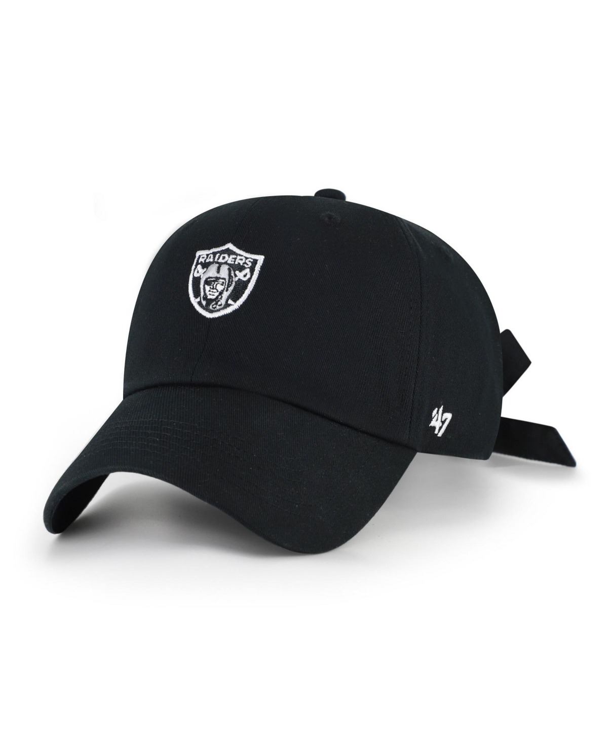 Click here for 47 Brand Womens Black Las Vegas Raiders Bow Back C... prices