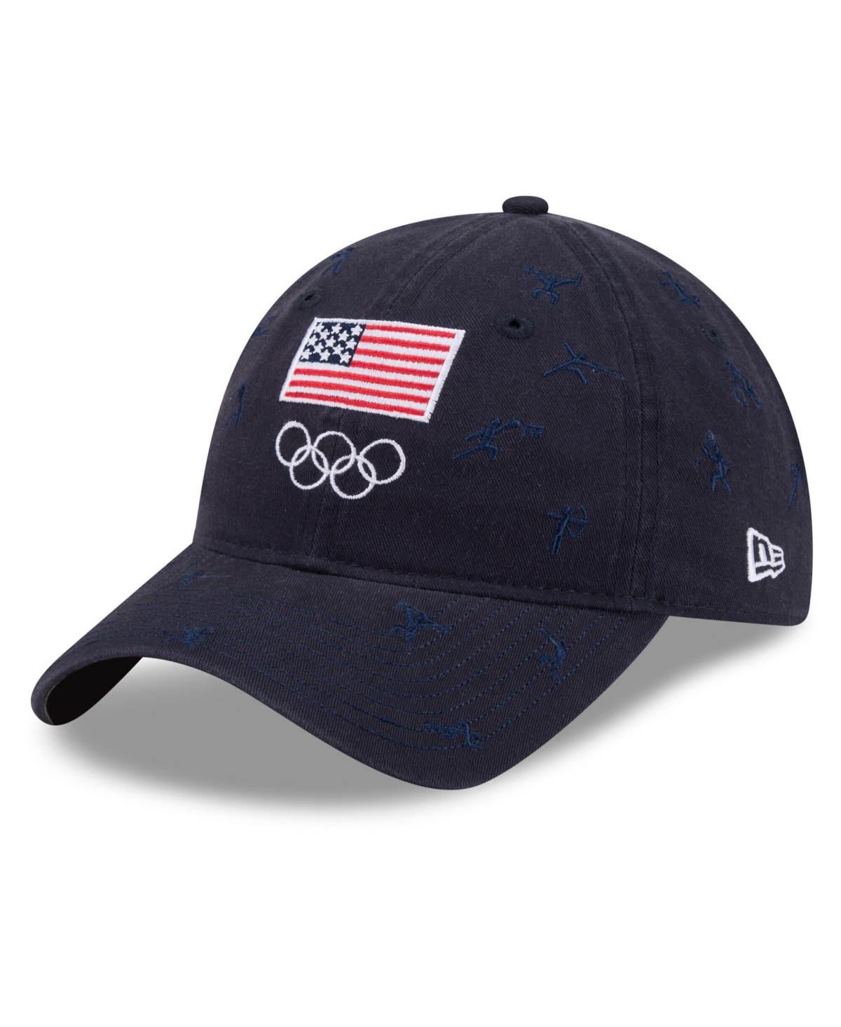Click here for New Era Mens Navy Team Usa Pictogram 9TWENTY Adjus... prices