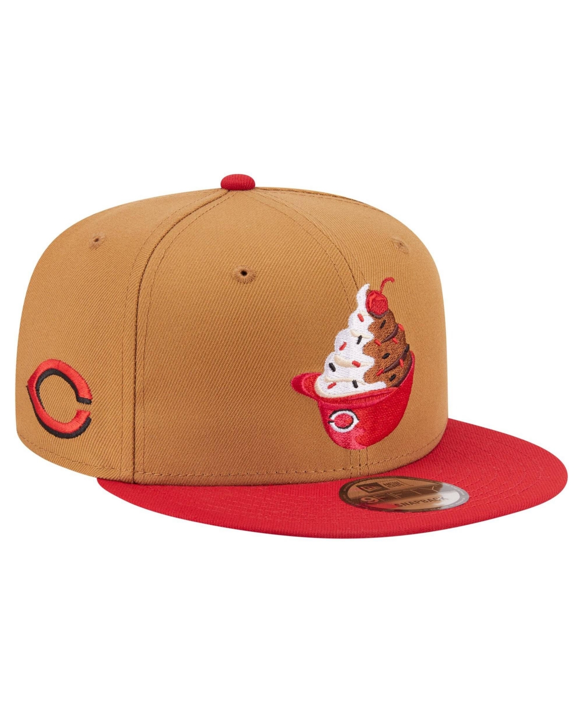 Click here for New Era Mens Khaki/Red Cincinnati Reds Ice Cream 9... prices