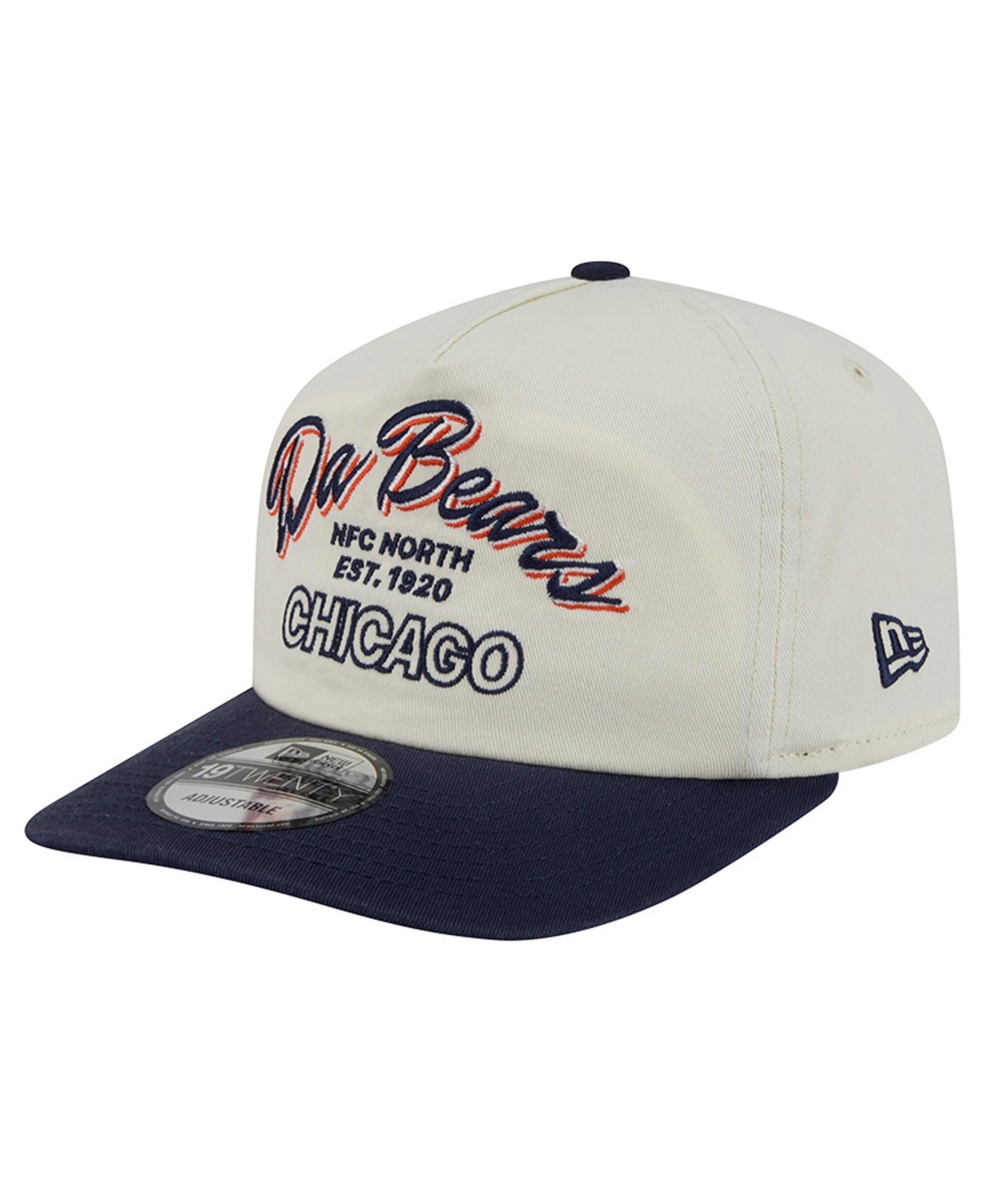 Click here for New Era Mens Cream Chicago Bears Script 19TWENTY A... prices