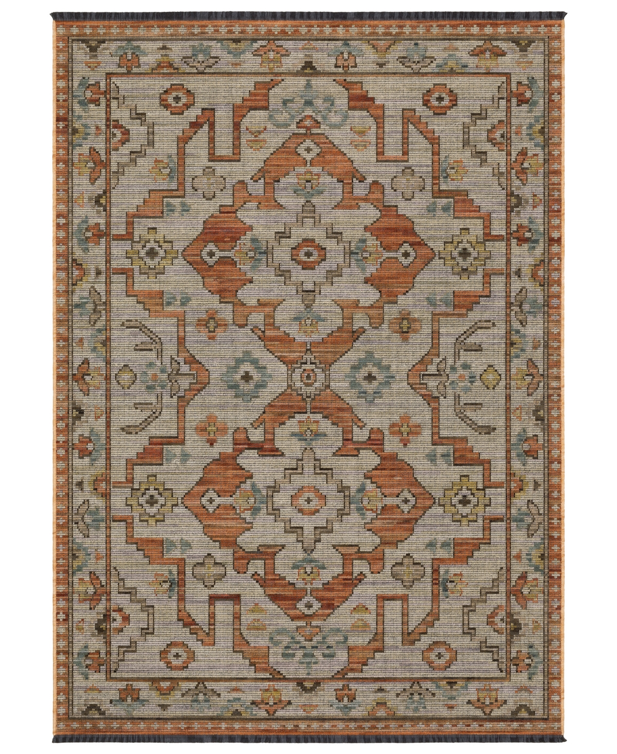Click here for Oriental Weavers Legacy LGY07 33x5 Area Rug - Rust prices