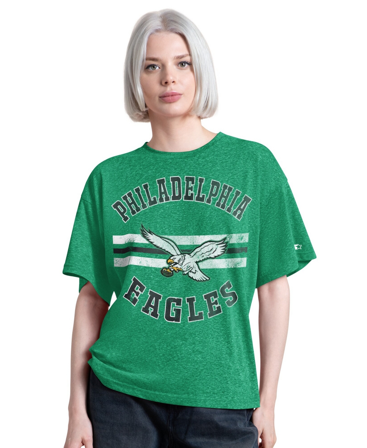 Click here for Starter Womens Kelly Green Philadelphia Eagles Vin... prices