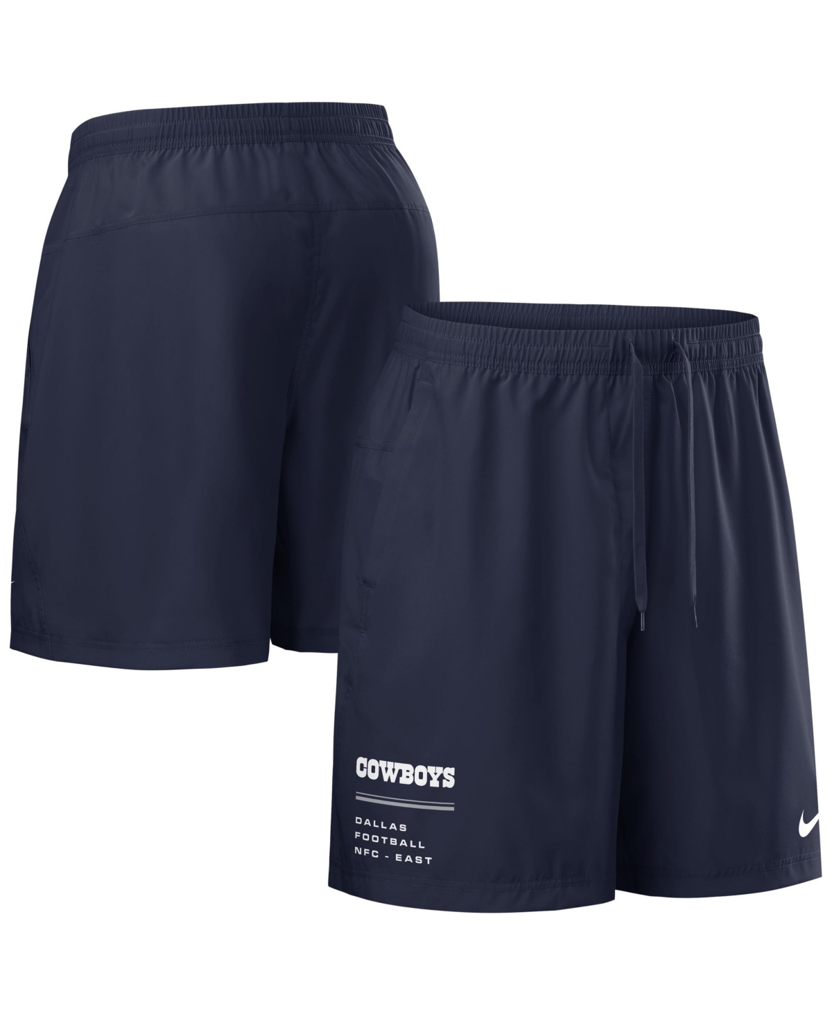 Click here for Nike Mens Navy Dallas Cowboys Form Dri-fit Shorts... prices