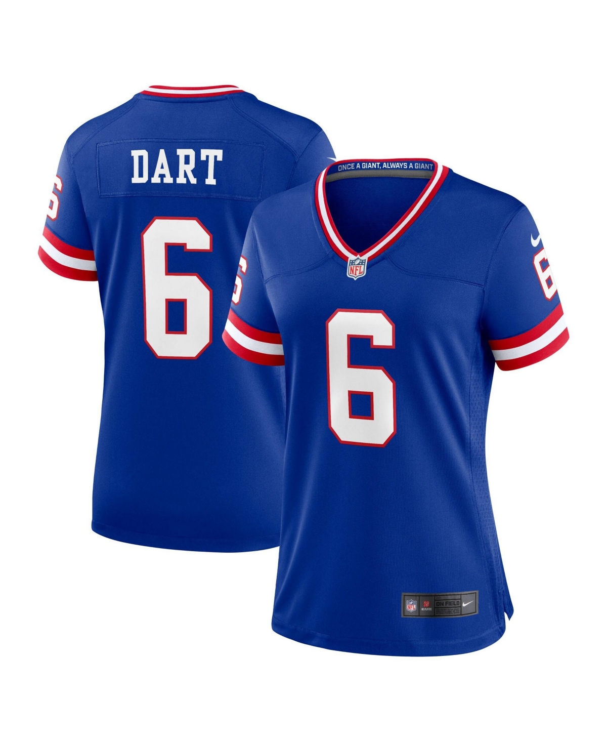 Click here for Nike Womens Jaxson Dart Royal New York Giants Alte... prices