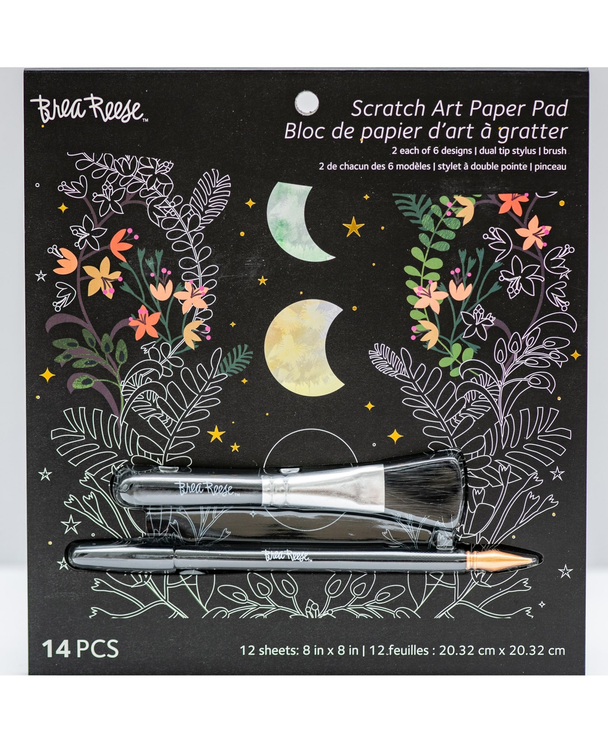 Click here for Brea Reese Scratch Art: Paper Pad - Golden Celesti... prices