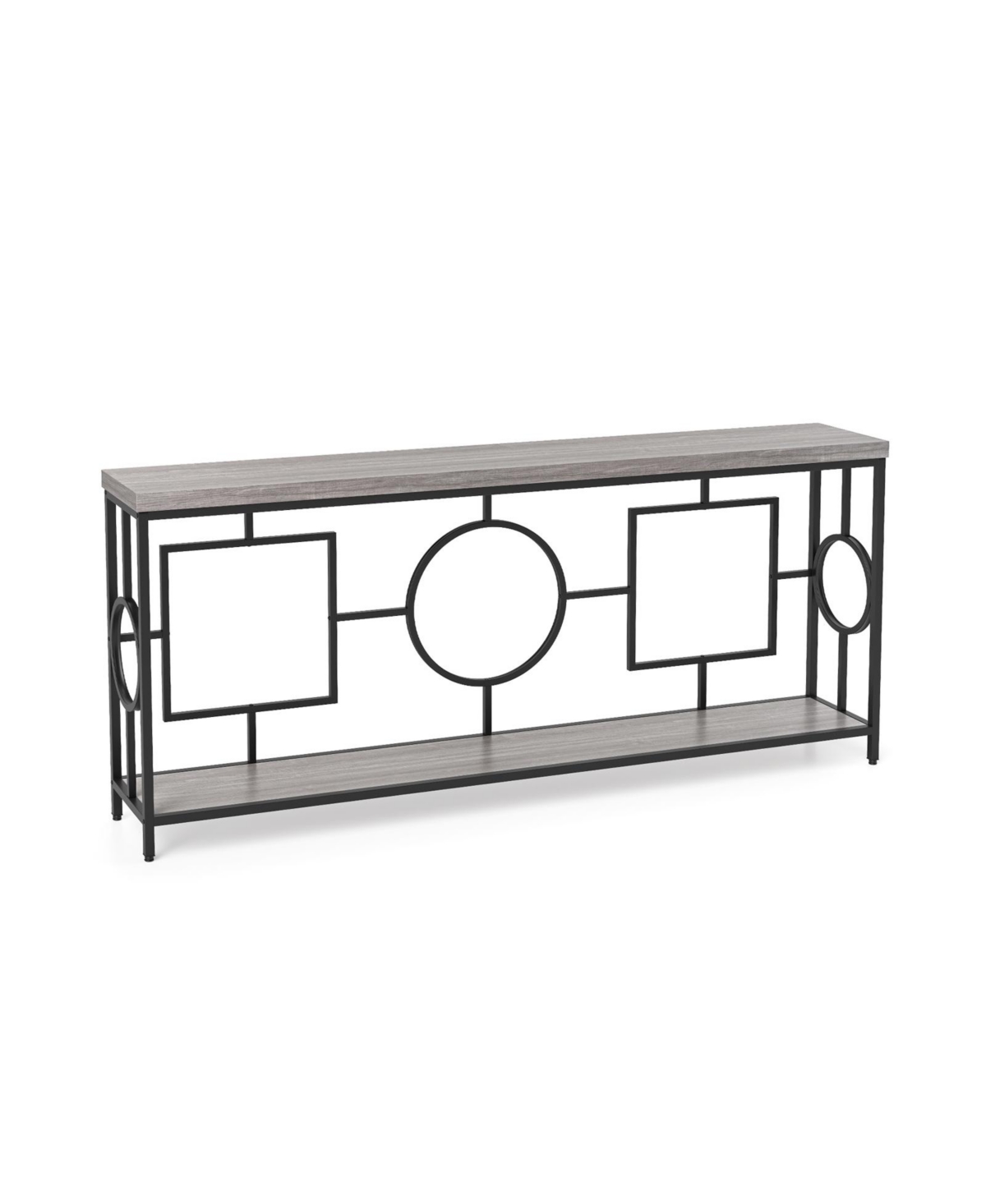 Click here for Slickblue Modern 2-Tier Console Table with Storage... prices