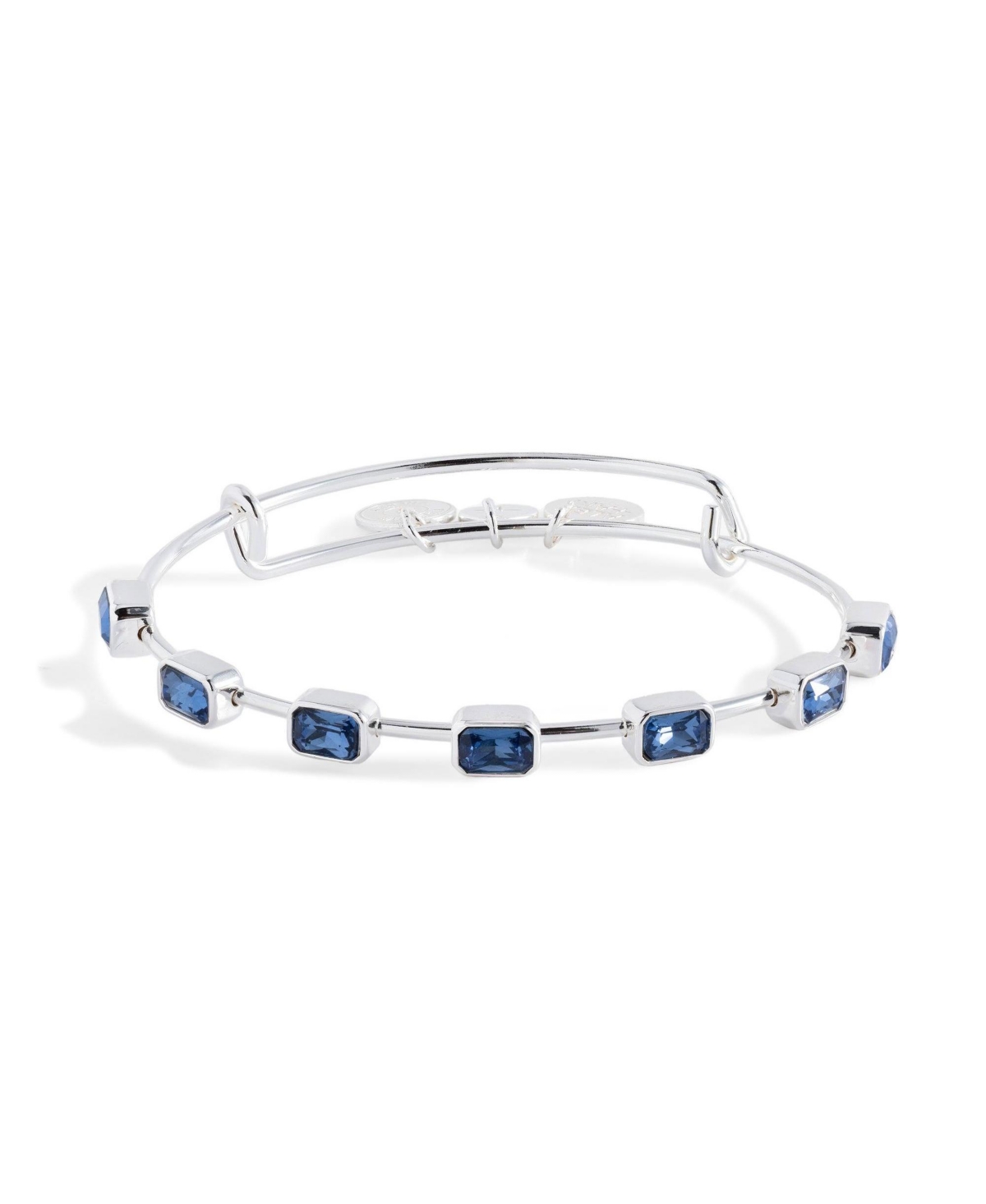 Click here for Alex and Ani September Birthstone Emerald Cut Bang... prices