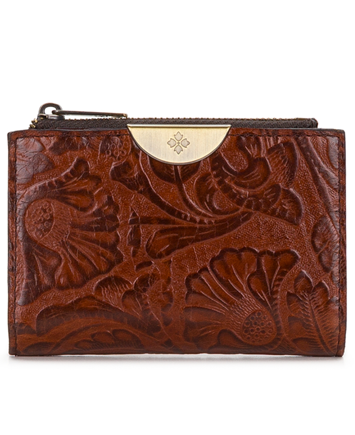 Click here for Patricia Nash Busalla Leather Wallet - Cognac prices