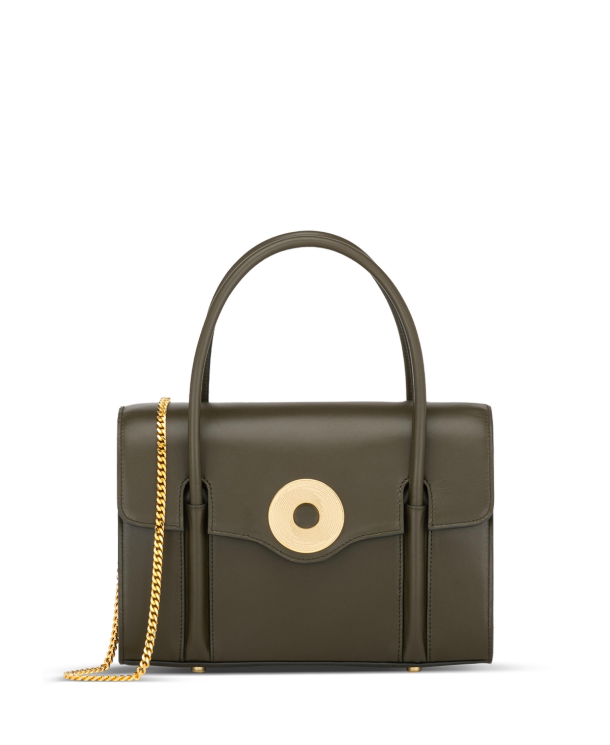 Click here for Aranyani Myra 10 Italian Calf Leather Handbag - De... prices